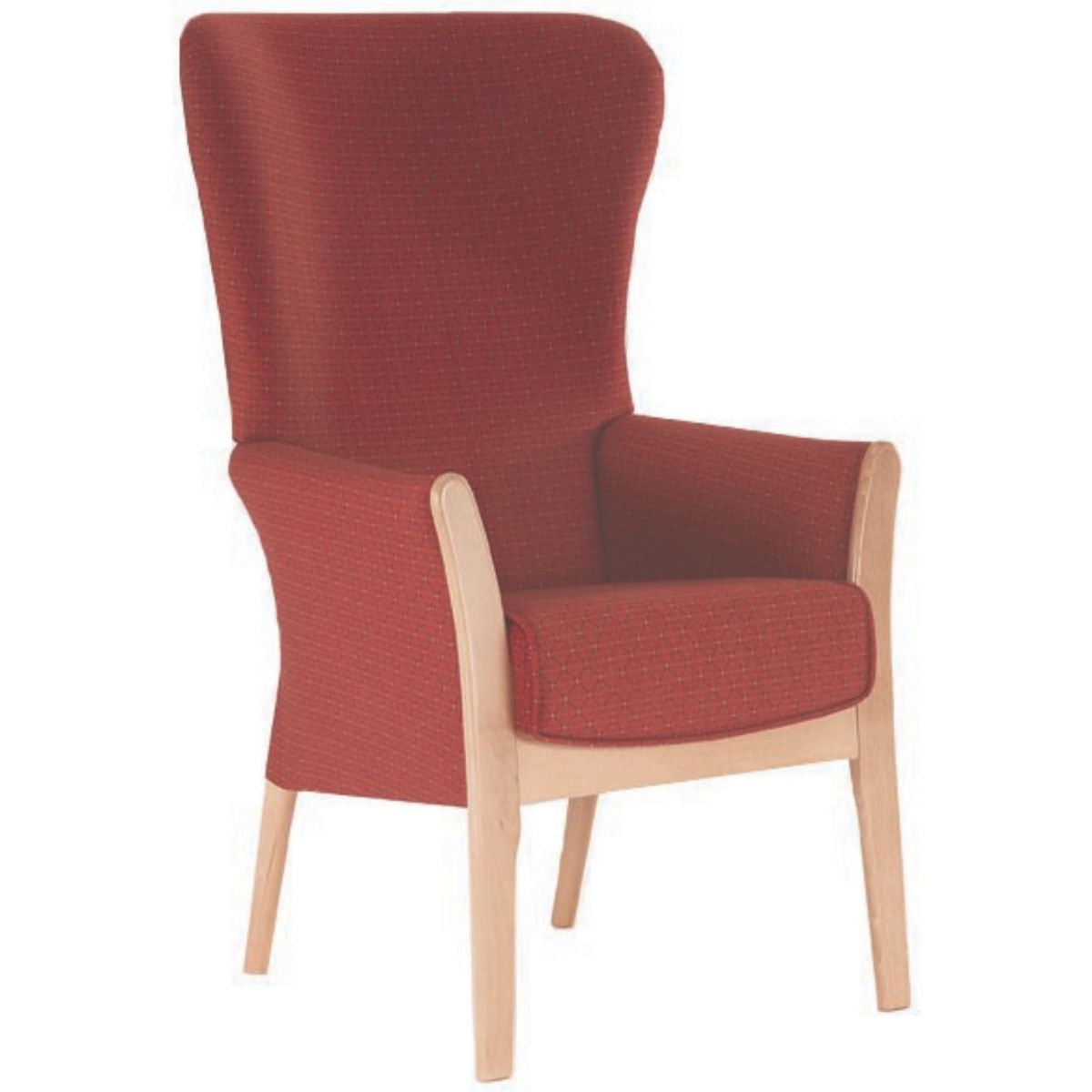 Nevis High Curved Back Armchair | Spearhead